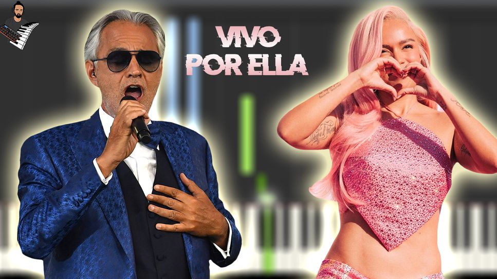 ANDREA BOCELLI & KAROL G - VIVO POR ELLA Sheet Music