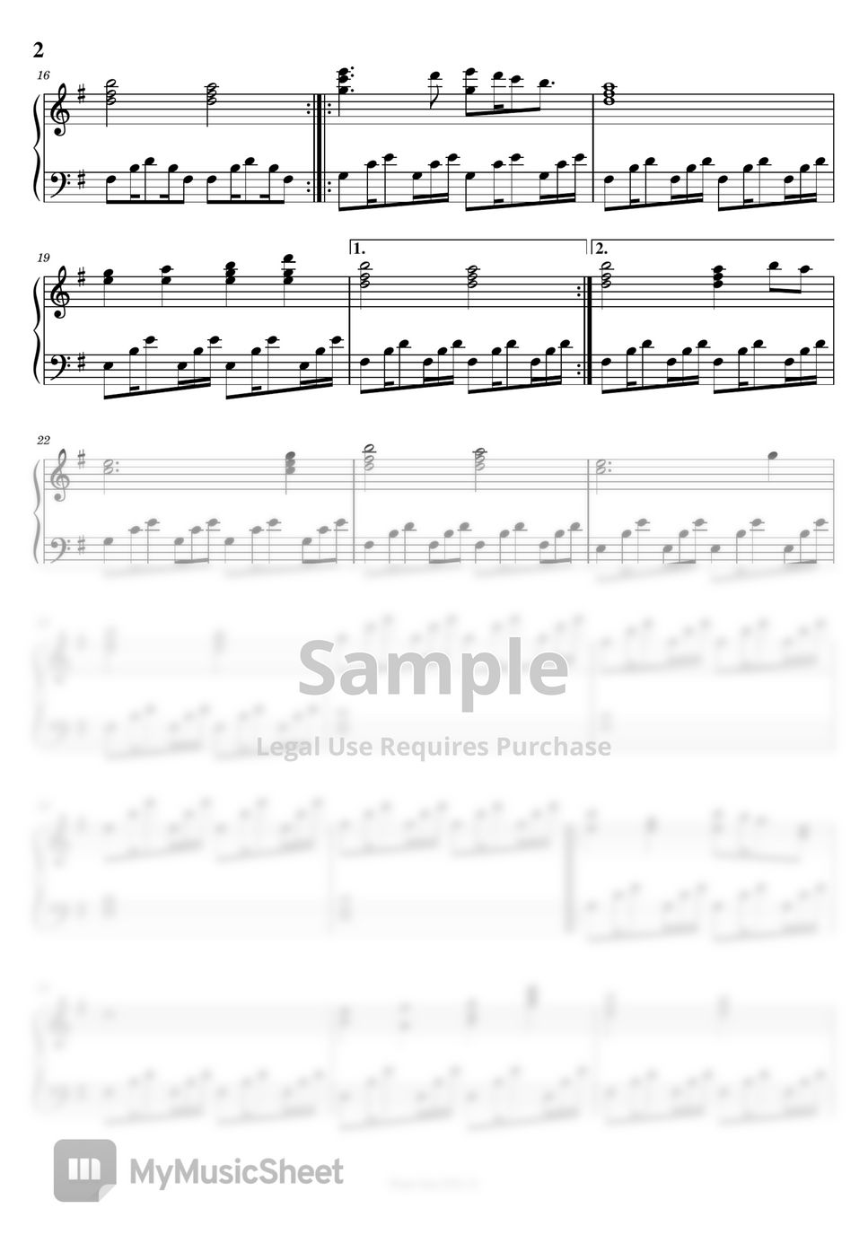 Piano Suit - Mystery of Love Sheet by Piano Suit