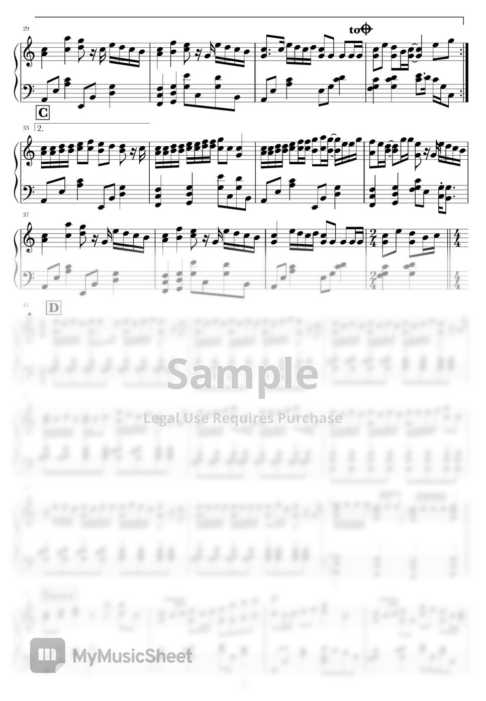 GReeeeN - キセキ 楽譜 by Eri Nagayama