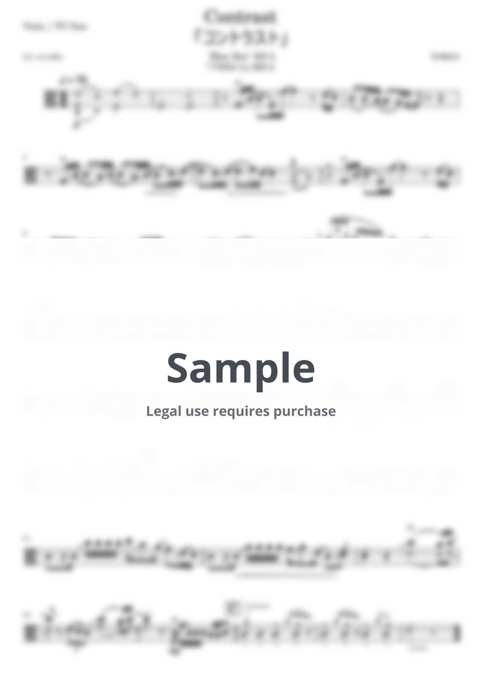 TOMOO - Contrast | "Blue Box" ED 2 Sheets by co-neko