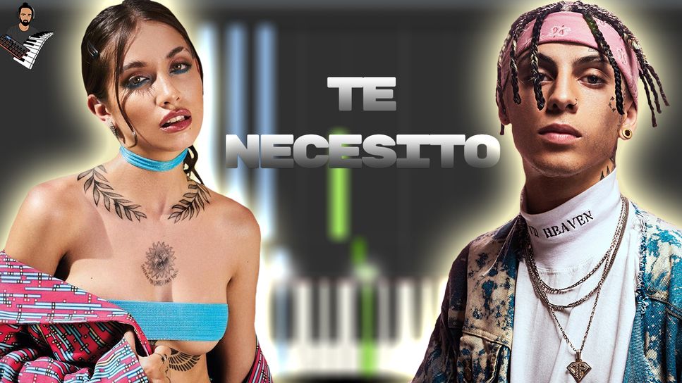 KHEA ,Maria Becerra - Te Necesito 악보