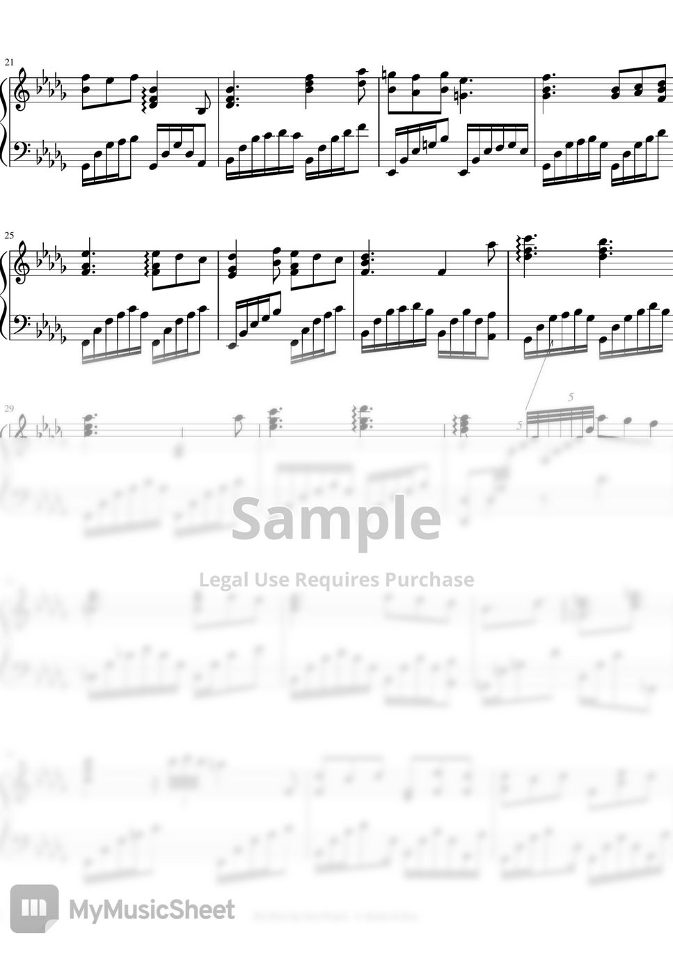 NieR: Autamota - City Ruins / Rays of Light (Rui Ruii) 樂譜 by Rui Ruii