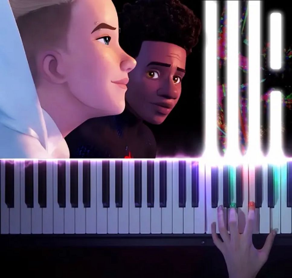 SPIDER-MAN ACROSS THE SPIDER-VERSE / Metro Boomin - Calling (Piano Solo ...