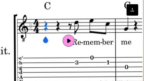 Remember Me - Coco Lyrics Chord video + Sheet Pdf