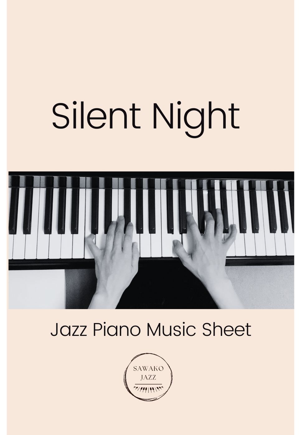 Silent Night(Jazz piano for beginner) (piano solo / jazz (for beginner ...