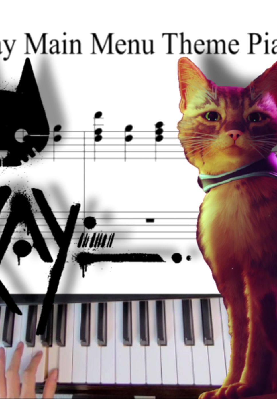 Stray - Stray(스트레이)Main Menu Theme Piano Part 메인 메뉴 테마 피아노 악보 Sheet by ...