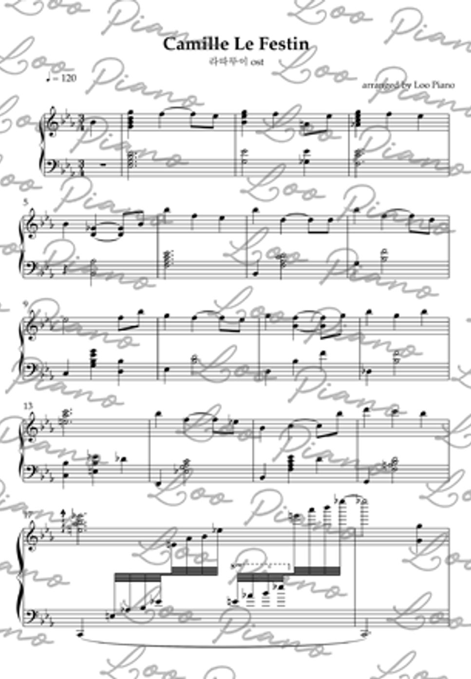 Camille, Michael Giacchino - Le Festin (Jazz ver.) Sheet Music by Loo Piano