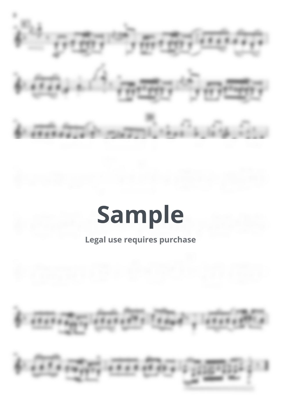 YOASOBI - UNDEAD | "Monogatari Series: Off & Monster Season" ED Sheets by co-neko