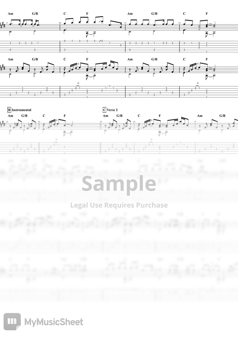 Justin Timberlake and Anna Kendrick - True Colors from the Movie "Trolls" (Fingerstyle Guit) TAB ...