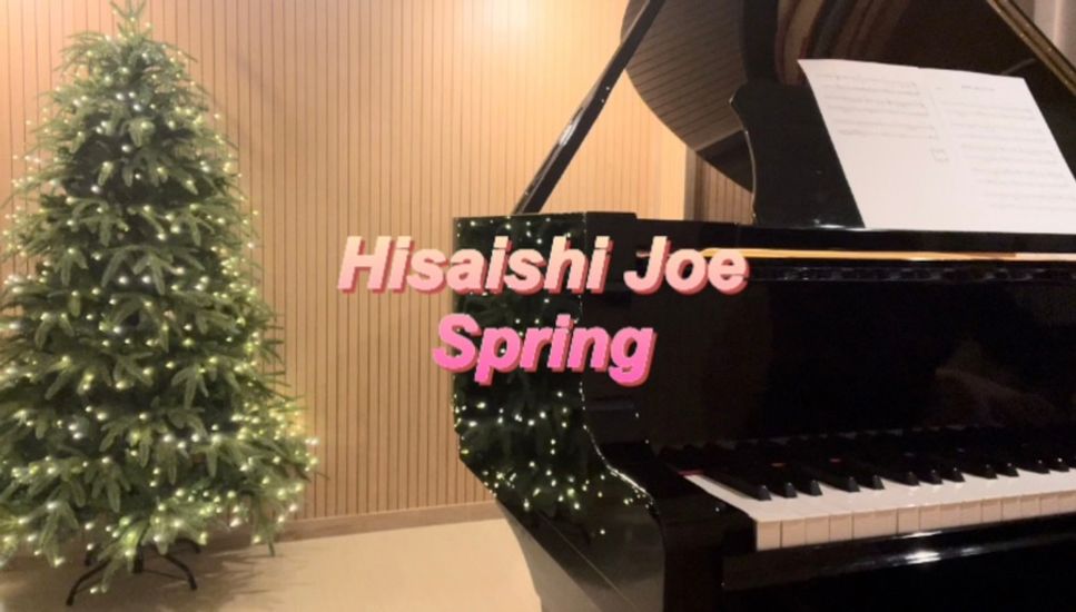 Hisaishi Joe - Spring (손가락 번호 / easy ver.) Sheets by dduddu piano