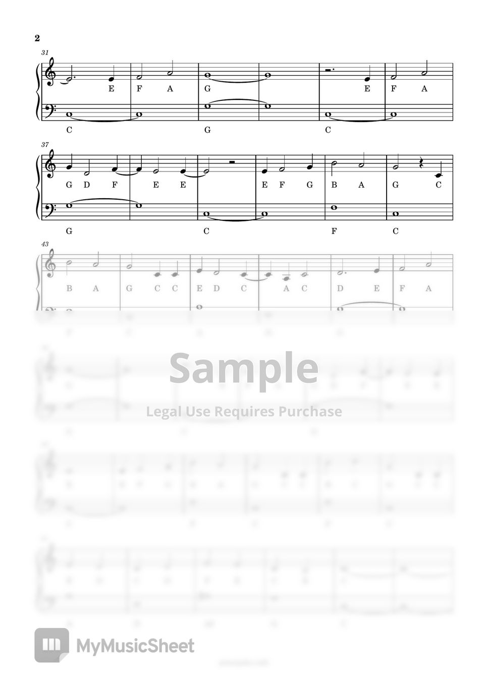 ALADDIN - Whole New World (Aladdin) Sheet by PianoJuku