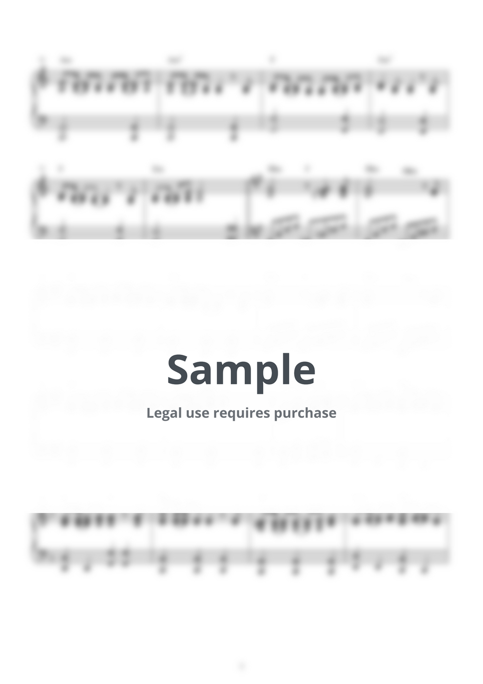 Mermaid Melody Pichi Pichi Pitch - Yami no Baroque (어둠의 바로크) Sheet ...