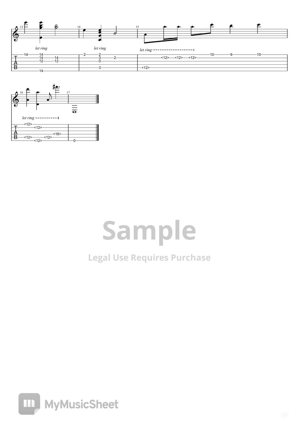 From The Lord of the Rings - Rohan Theme TAB by Corey Mathers