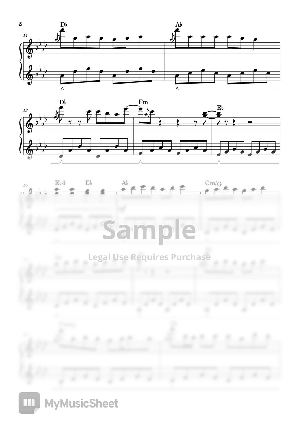 Taylor Swift - Enchanted (PIANO SHEET) نوتة by John Rod Dondoyano