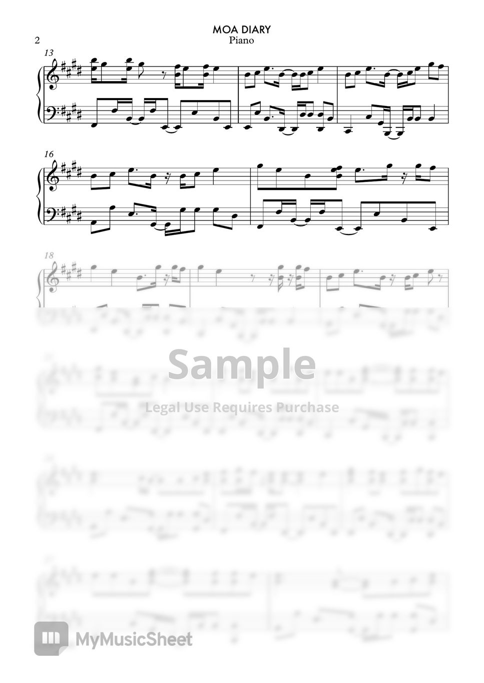 TXT - MOA Diary Лист by musik fadli