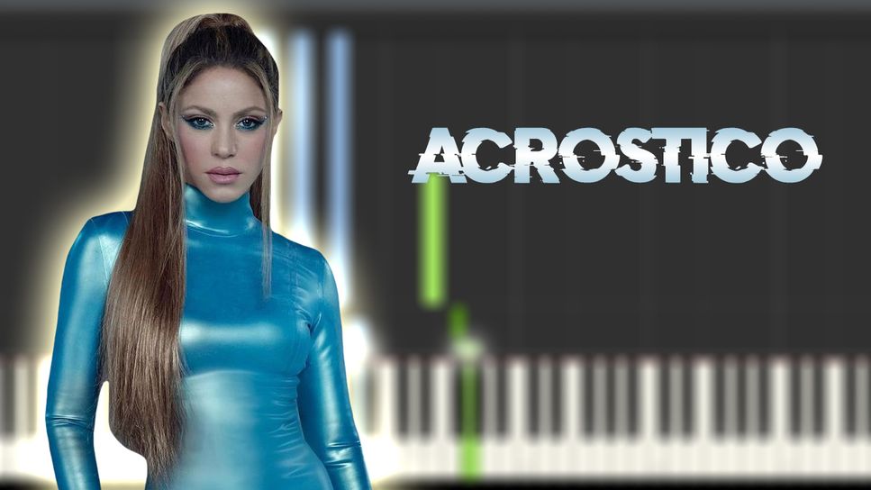 Shakira - Acróstico Trumpet In Bb Partitura PDF | mymusic5