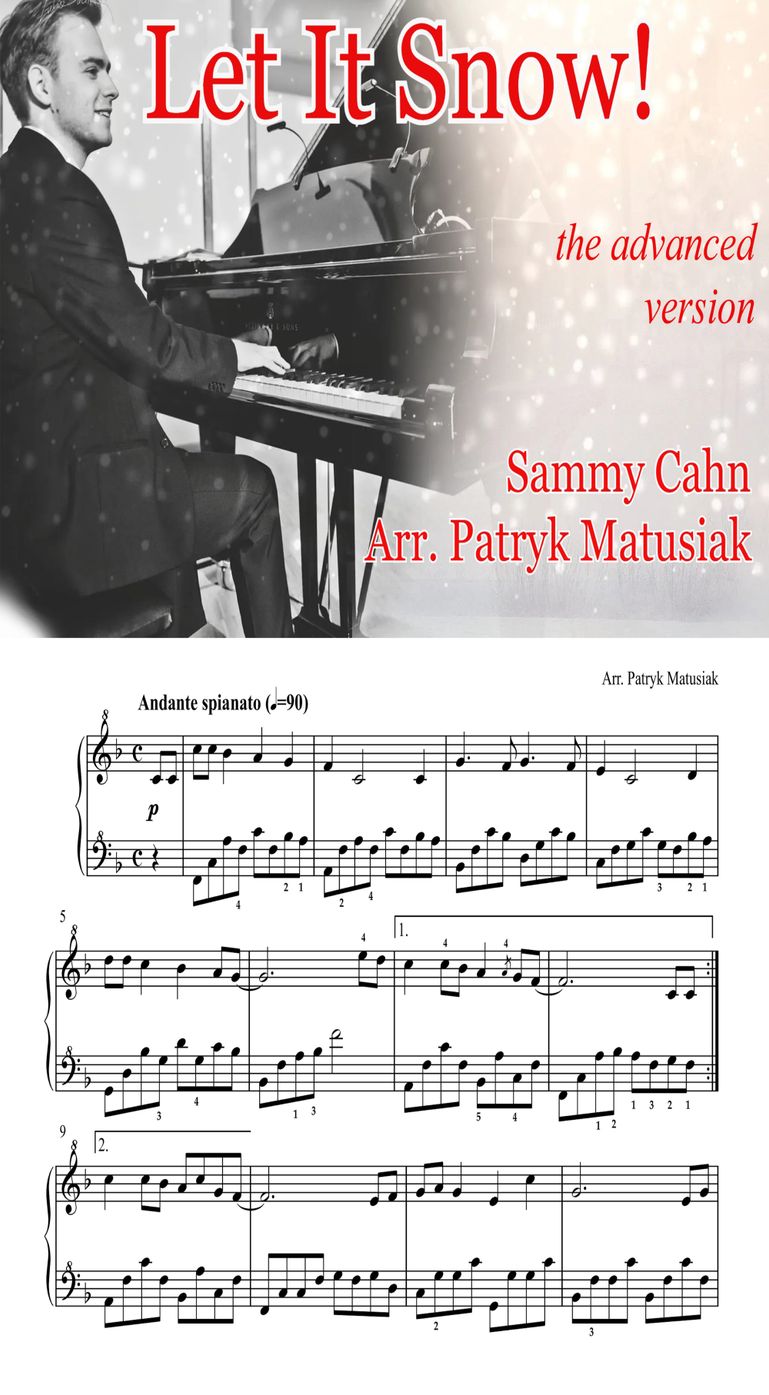 Sammy Cahn - Let It Snow! - the advanced version 樂譜 by Patryk Matusiak
