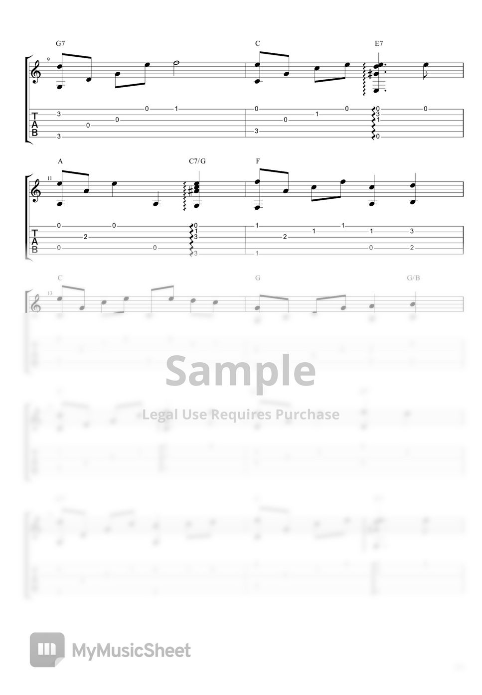 쉬운기타타브악보 찬송가 461장 십자가를 질 수 있나 Tab By Daniel K