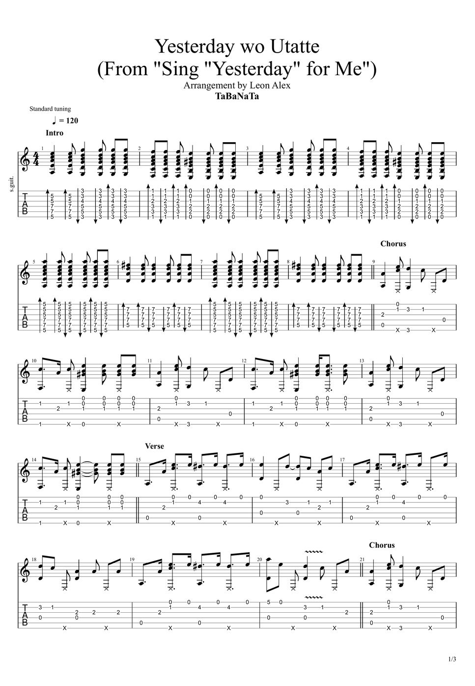 TaBaNaTa // RC Succession - Yesterday wo Utatte (From "Sing "Yesterday ...