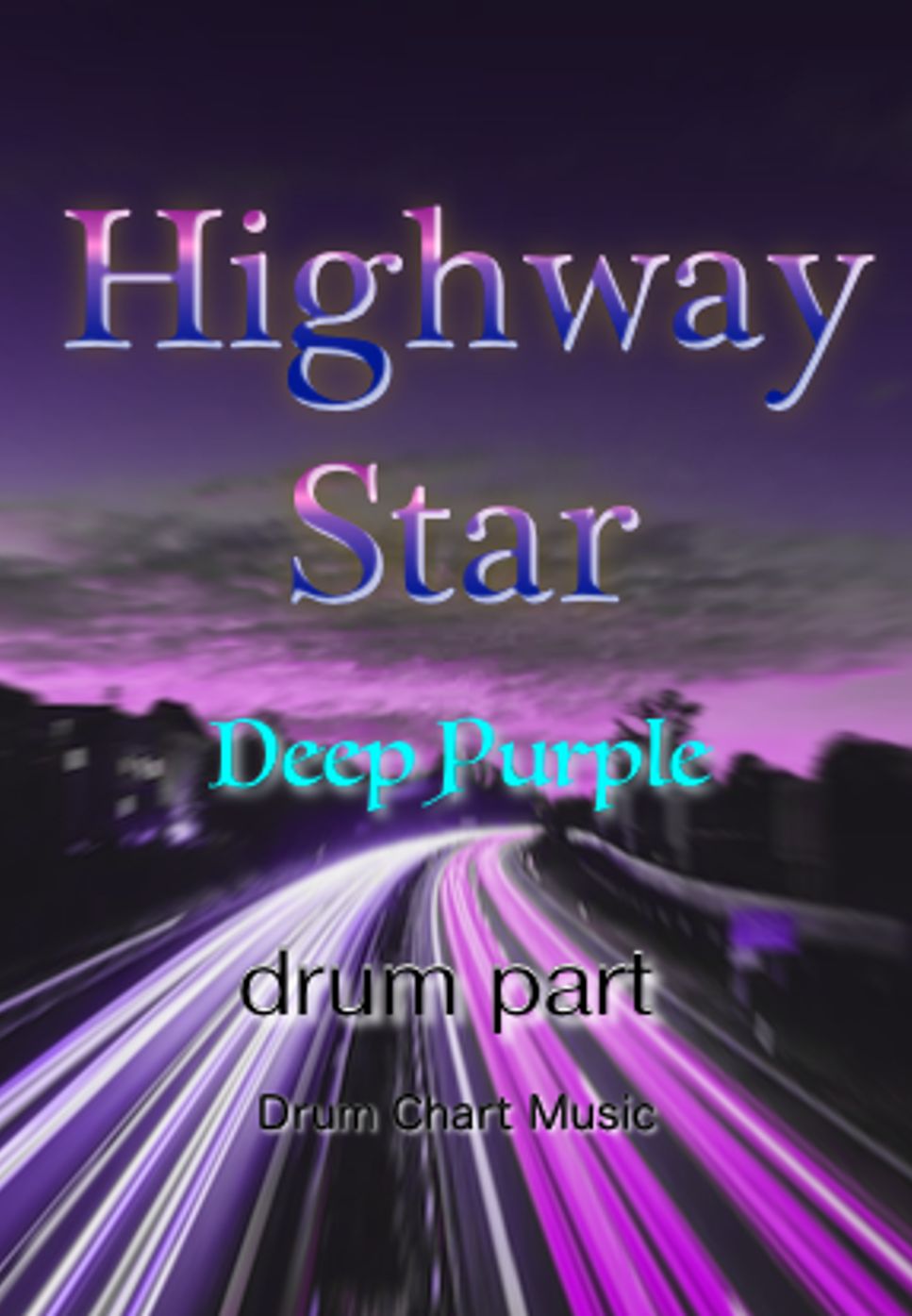 Deep Purple - Highway Star (完コピ譜、Special譜、 簡単Ver譜、3セット) Sheets by Drum ...