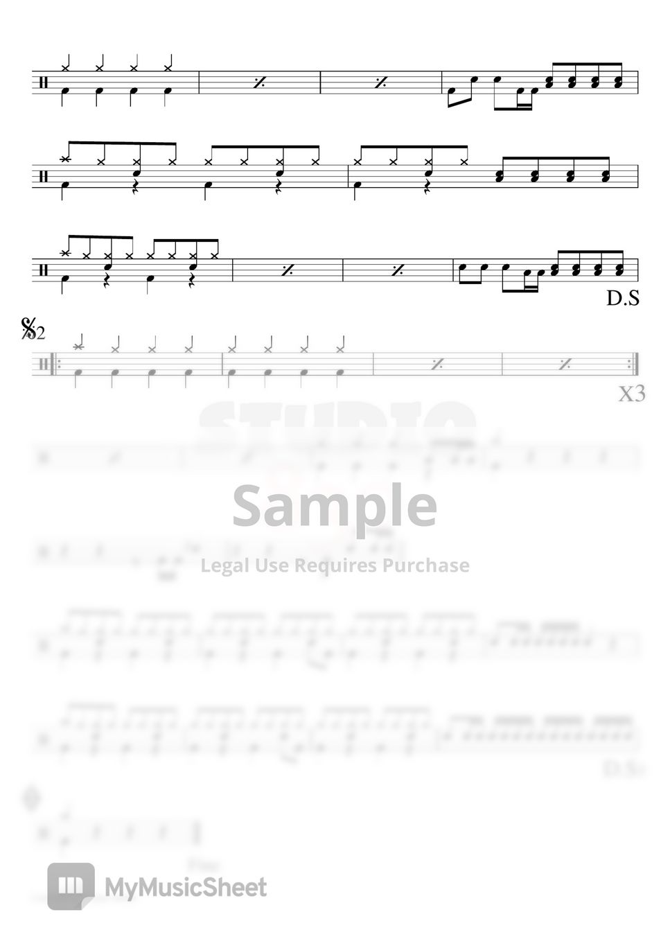 Nickelback - something in your mouth Sheet by studio830