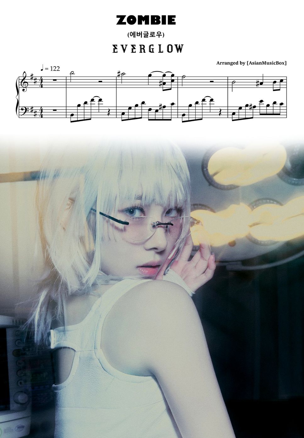 EVERGLOW (에버글로우) - ZOMBIE (Sheet, MIDI, MultiTracks & WAV) Sheets by ...
