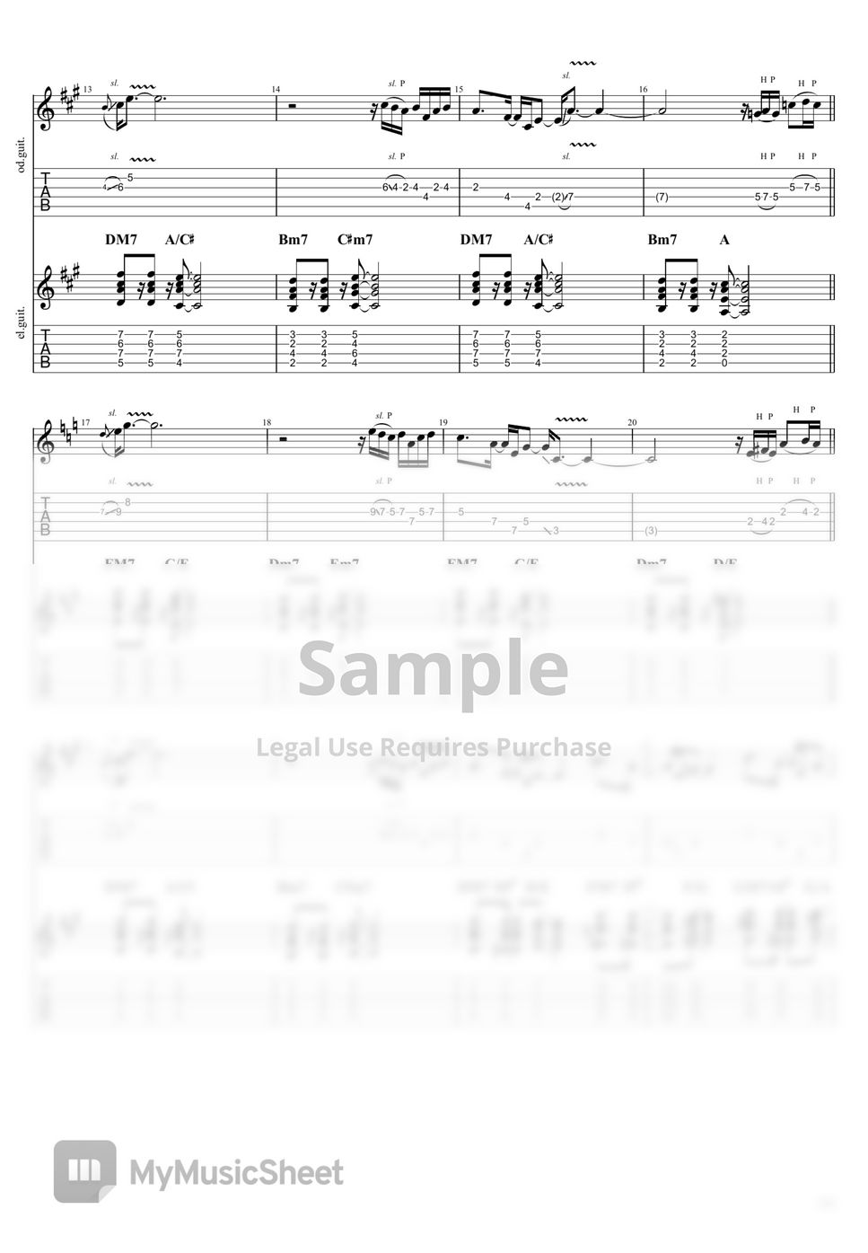 Larry Carlton - Room 335 TAB by 김쌤기타(Cravessam)