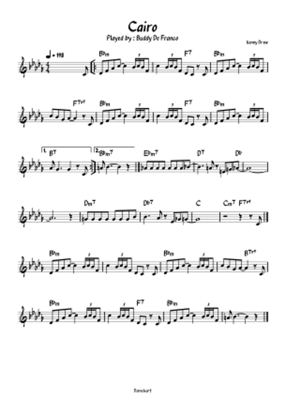 Kenny Drew - Cairo Sheets by Won, Jong Hwa