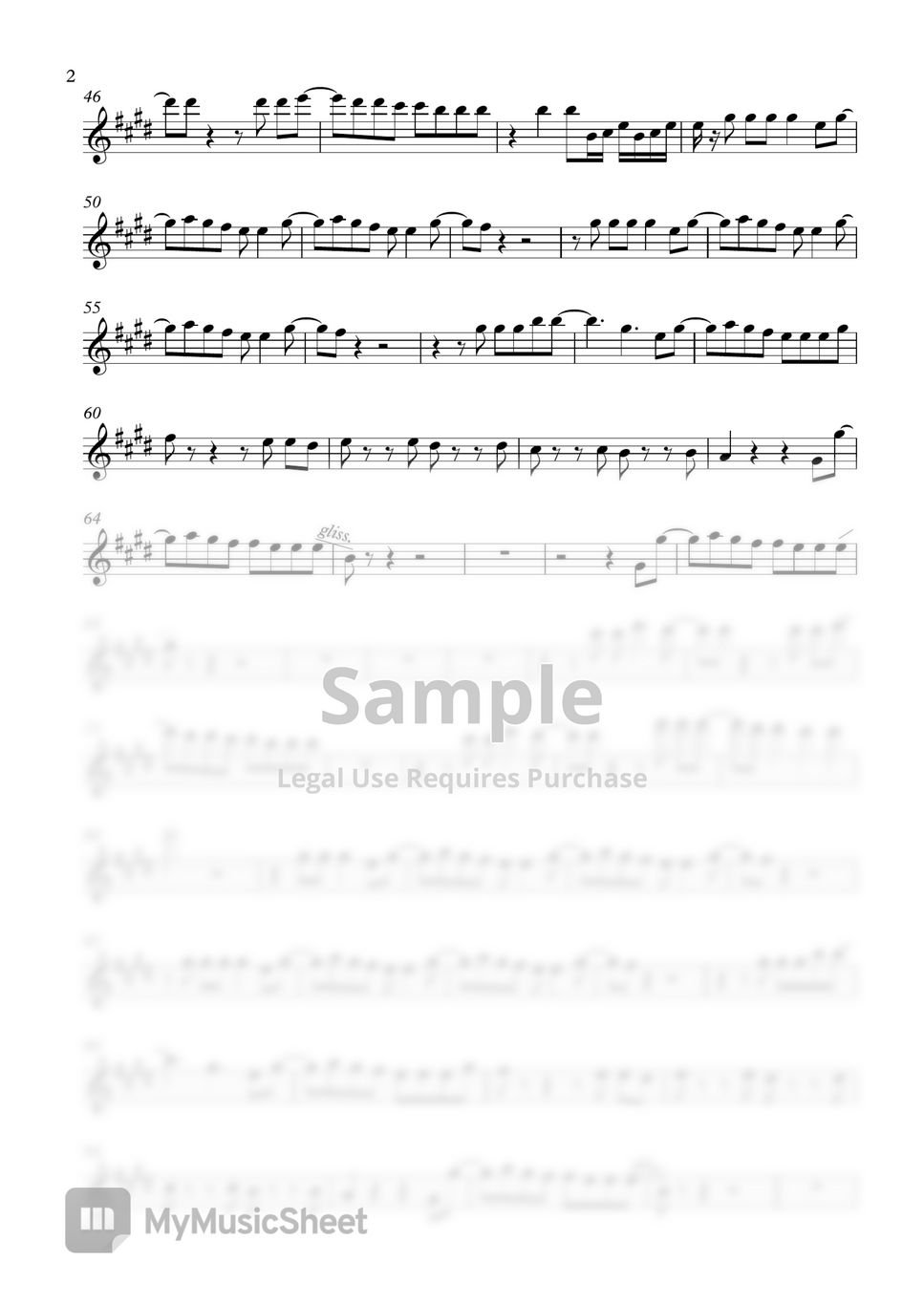 BTS (방탄소년단) - Permission to Dance Sheet by Fomel Flute