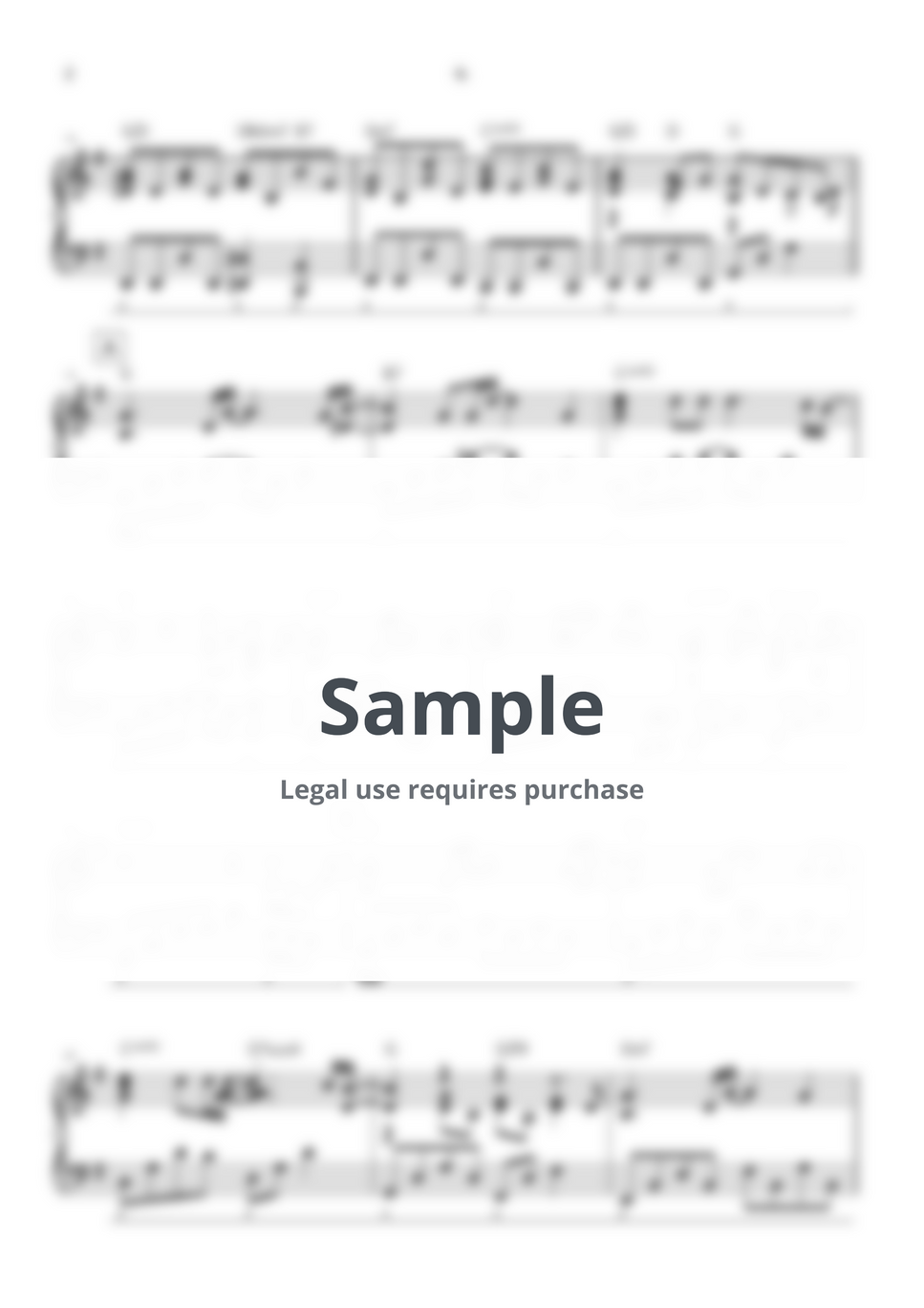 Mrs.GREEN APPLE - 私 Sheet Music by THETA PIANO