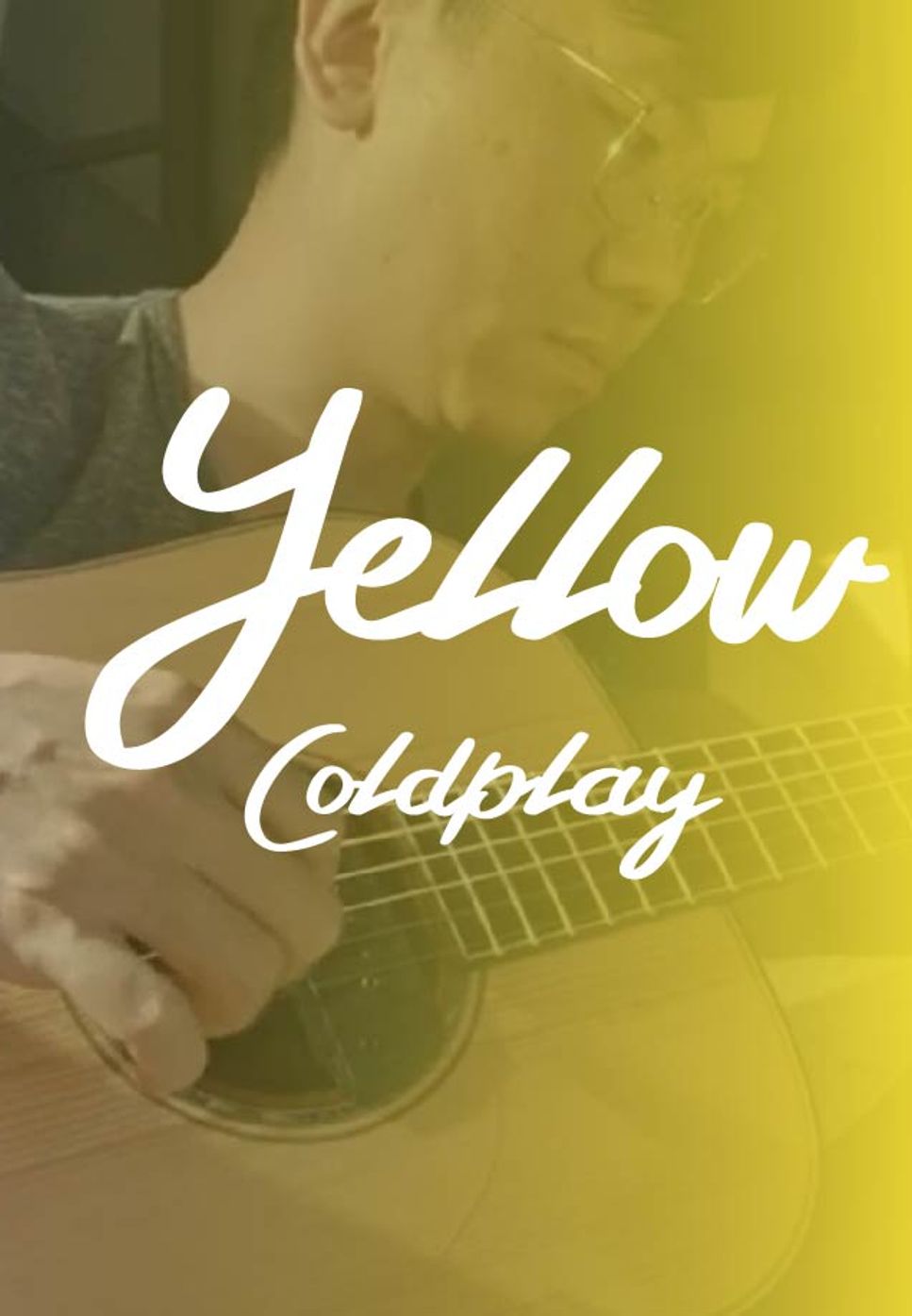 Coldplay - Yellow (Fingerstyle) TAB+1 Staff by howming