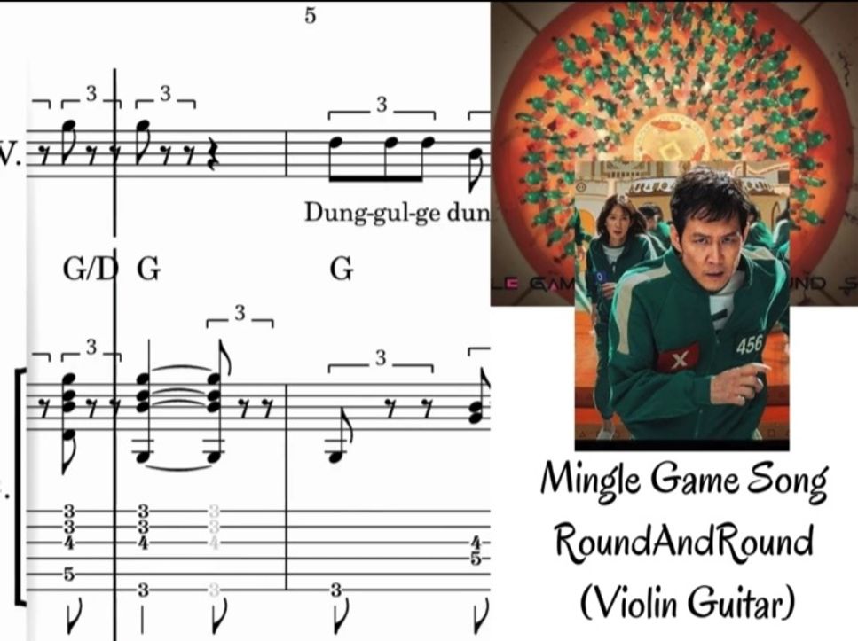 Mingel Game - Round And Round (Violin + acoustic guitar acompanimen ...