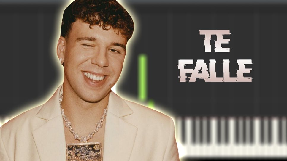 Quevedo ft. Sech - TE FALLÉ Sheets