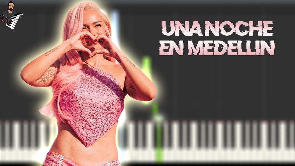 KAROL G - UNA NOCHE EN MEDELLÍN (Remix) Violin نوتة موسيقية PDF | mymusic5