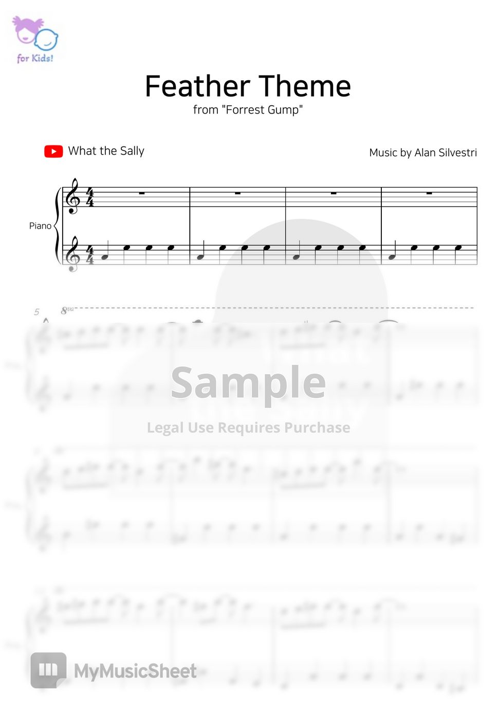Alan Silvestri - Feather Theme (Forrest Gump OST) Hoja by What the Sally