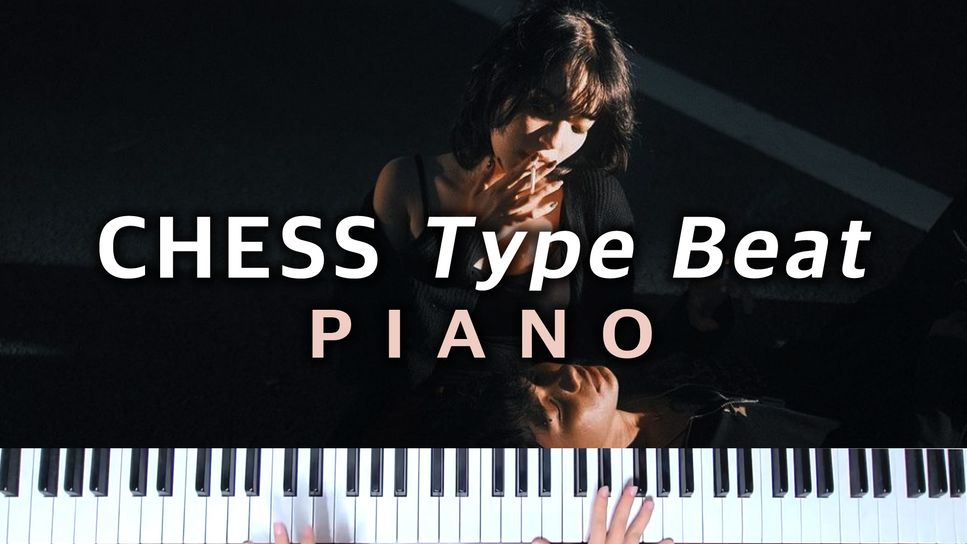 Joyful - Chess Type Beat (Slowed) (조옮김 쉬운버전 악보 포함) Sheets by bvibvi piano