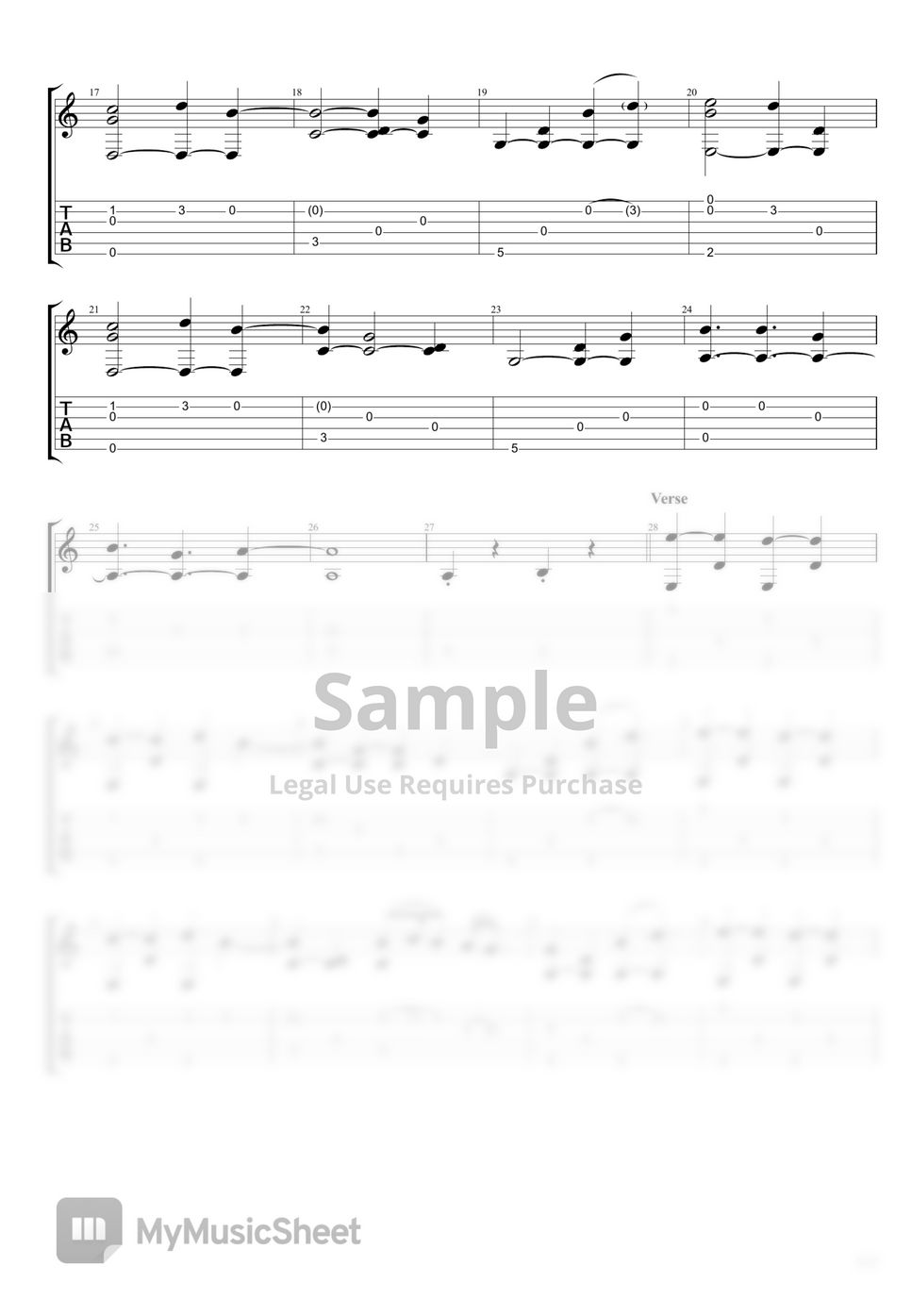 Clean Bandit - Rather Be (Guitar) TAB by Leon Alex