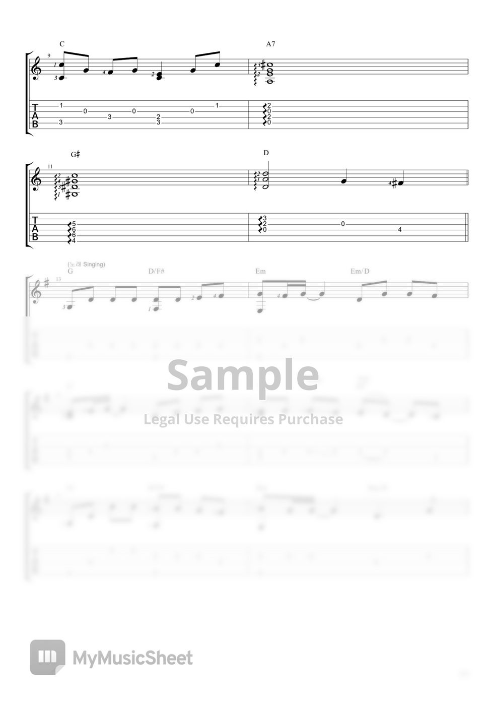 고형원 부흥 이 땅의 황무함을 보소서 Tab By Daniel K