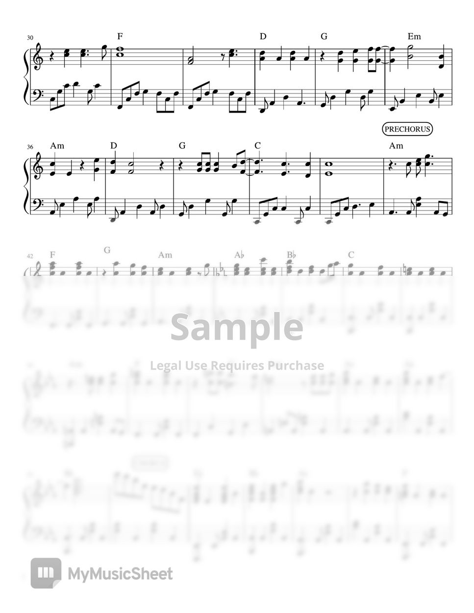 Ryan Cayabyab - We Heal as One (piano sheet music) แผ่น by Mel's Music ...