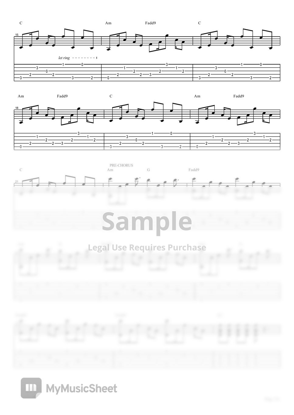 BlackPink - Stay tab TAB