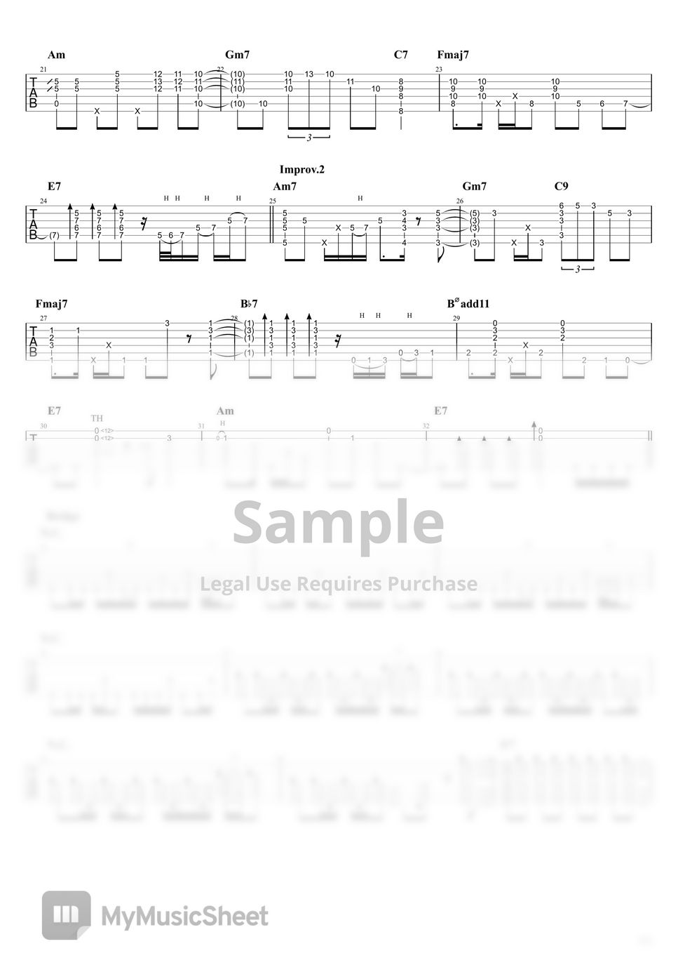 Bobby Hebb - Sunny TAB by Shin Izumi
