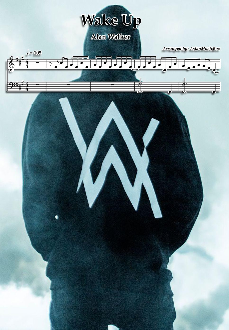 Alan Walker - 'Wake Up' (Sheet, MIDI, MultiTracks & WAV) Sheet Music by AsianMusicBox