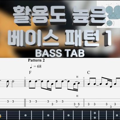 Highly usable bass pattern 1 Sheet Music Sheet Music | MyMusicSheet