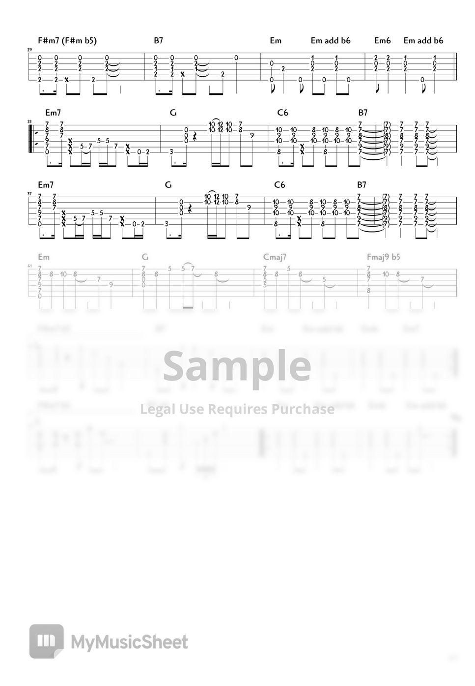 Boney M - Sunny (Fingerstyle version) TAB by Ivan Cirilovic