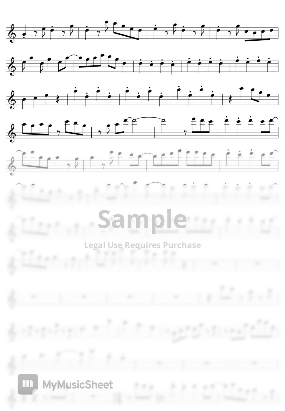 とあ - 누덕누덕 스타카토(ツギハギスタッカート Patchwork Staccato) Partition musicale by ...