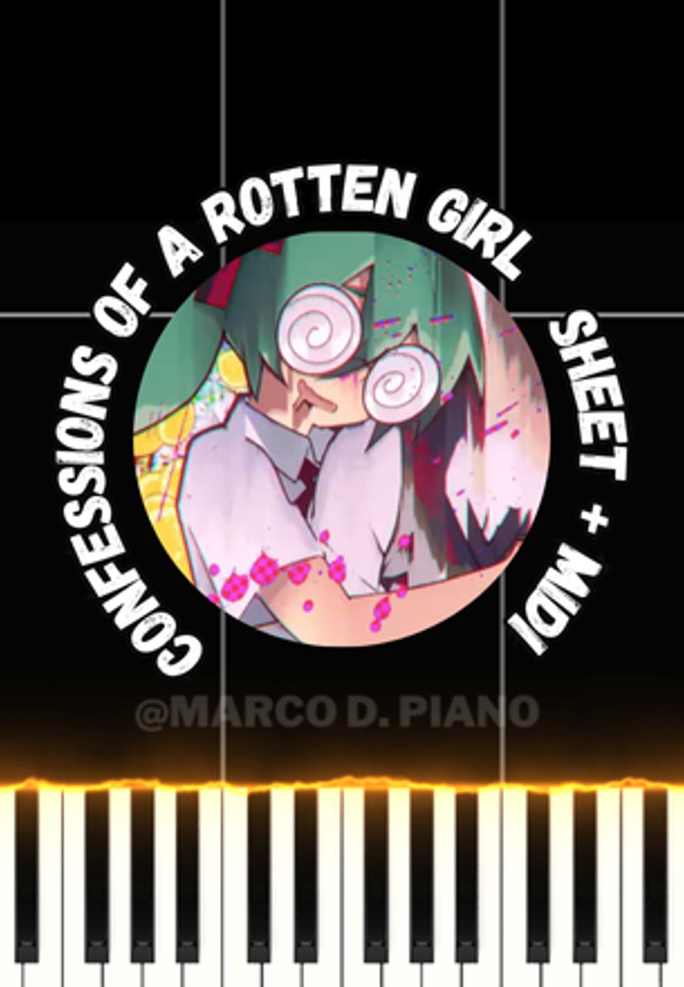 SAWTOWNE - Confessions of a Rotten Girl Sheet Music by Marco D.