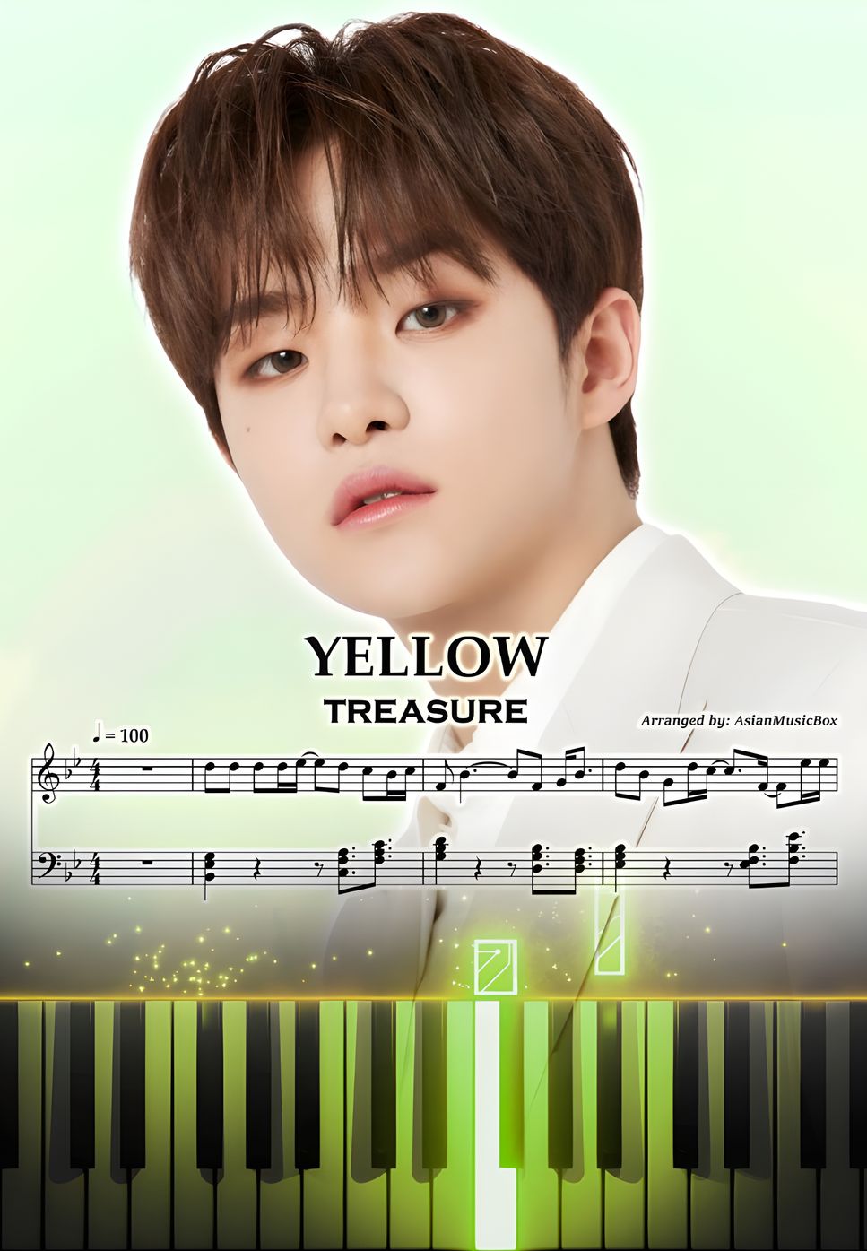 TREASURE - YELLOW 악보 by AsianMusicBox