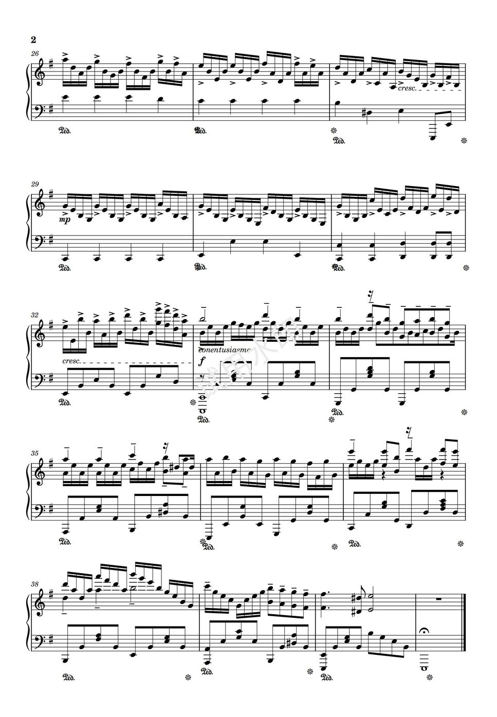 Official Soundtrack - Dancing Line — The End 악보 by Emp