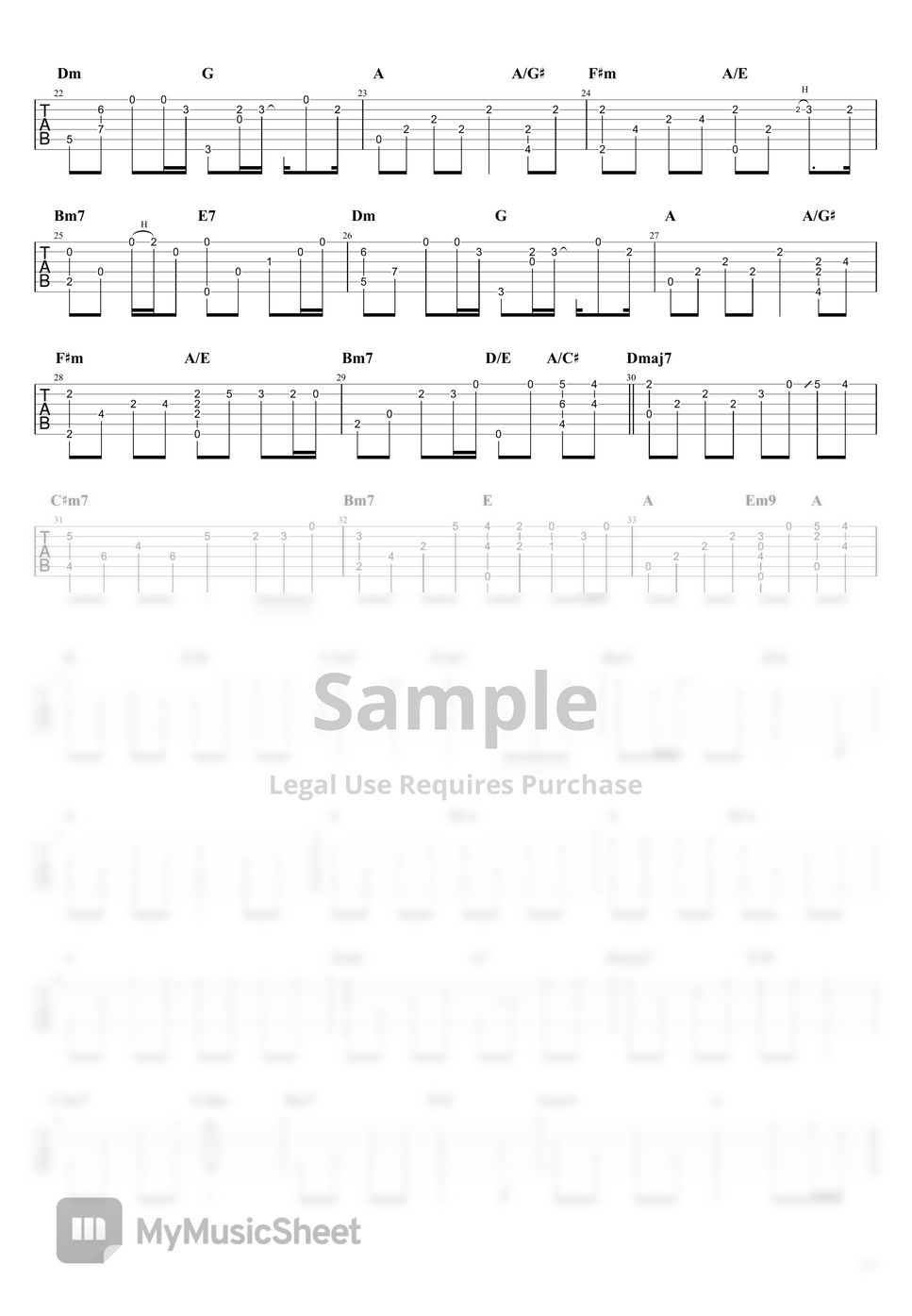 더 클래식 - 마법의 성 TAB by David Chun