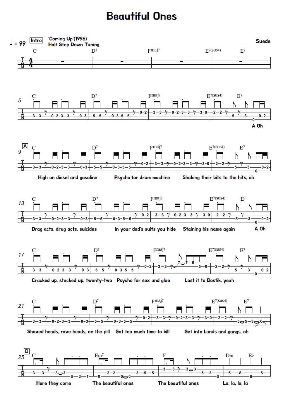 Suede - Beautiful Ones Sheets by 김미(Kimme)